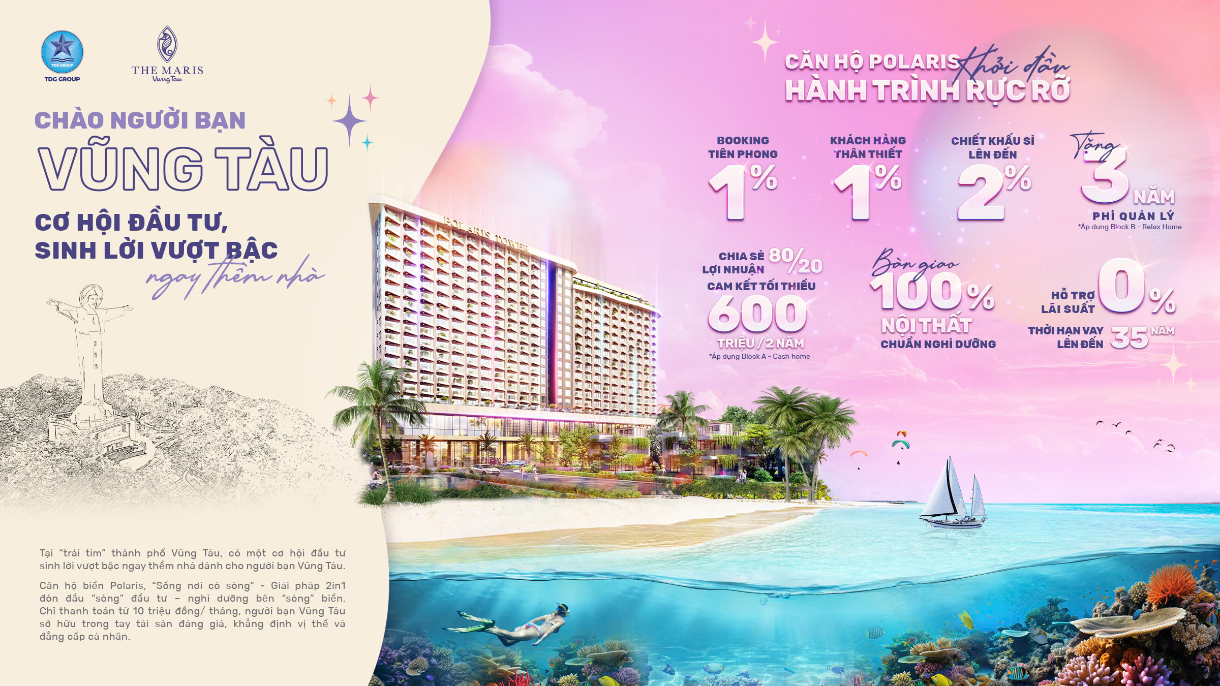 Khai trương căn hộ mẫu Polaris trong dự án The Maris Vũng Tàu